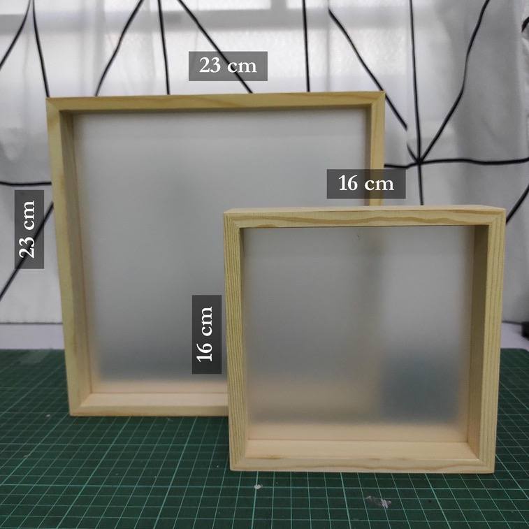 FRAME KAYU TEBAL TRANSPARENT ARCYLIC | Shopee Malaysia