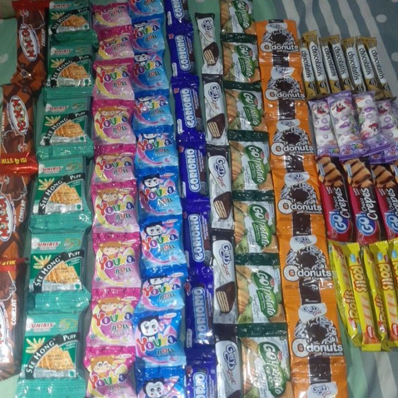 Vegetable Snack Rolls Go Crepes Youka Roll Candy Marshmallow Chocolatos ...