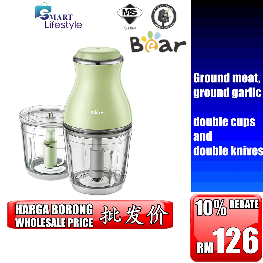 Bear Baby Food Chopper 1.2L BBC2-G12L | Shopee Malaysia
