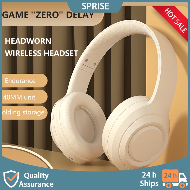 SPRISE Premium Wireless Bluetooth Earphone Colorful Headphone Noise ...