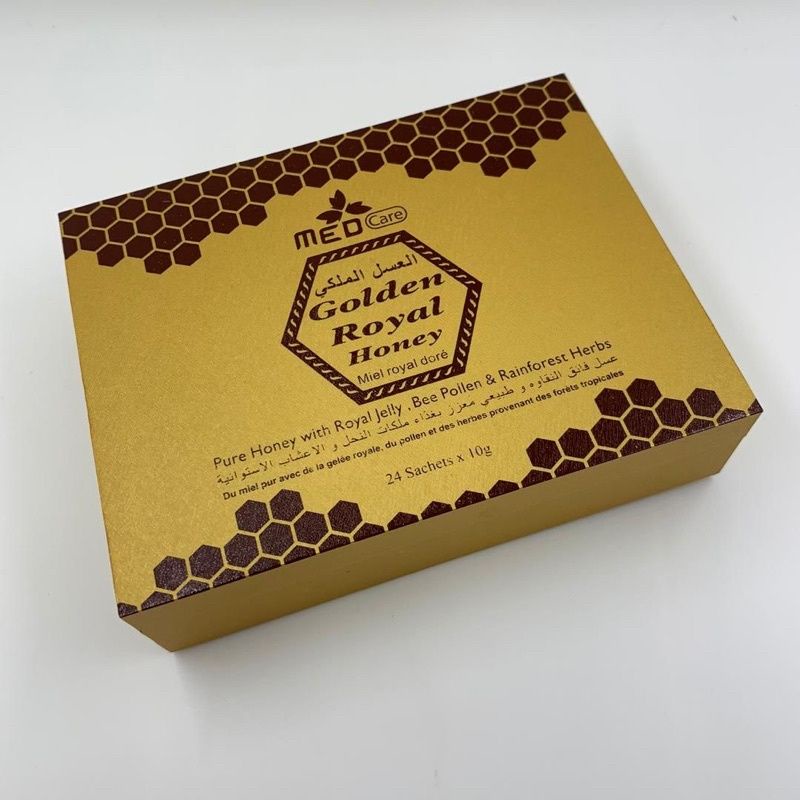 Medcare golden royal honey made in malaysia 24 sachet in pack | Shopee ...