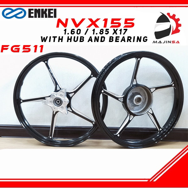 SPORT RIM ENKEI FG511 NVX155 NVX 155 SP511 511 DL511 CNC FORGED BLACK ...