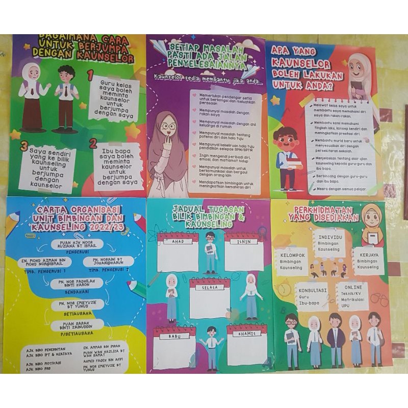 BOSGO Poster Bilik Kaunseling (Set 6PCS Banner) | Shopee Malaysia
