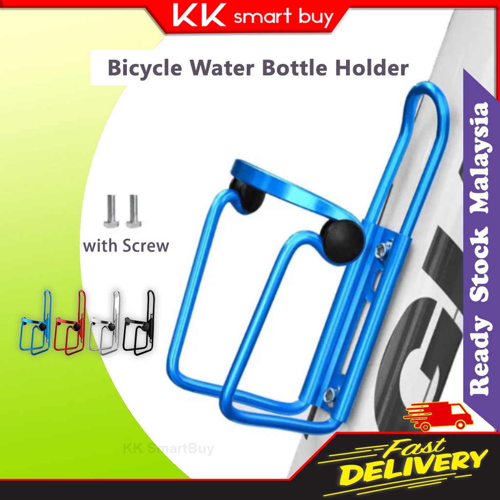 Bicycle Bottle Rack Holder Holding Aluminum Frame Tube Metal Pemegang ...