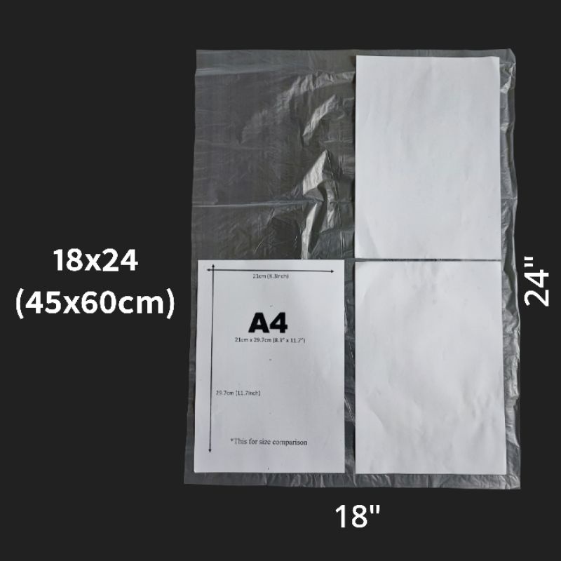 Large Plastic Bag BIG (In Pcs) Plastik Beg Besar Bungkus Packing Toto ...