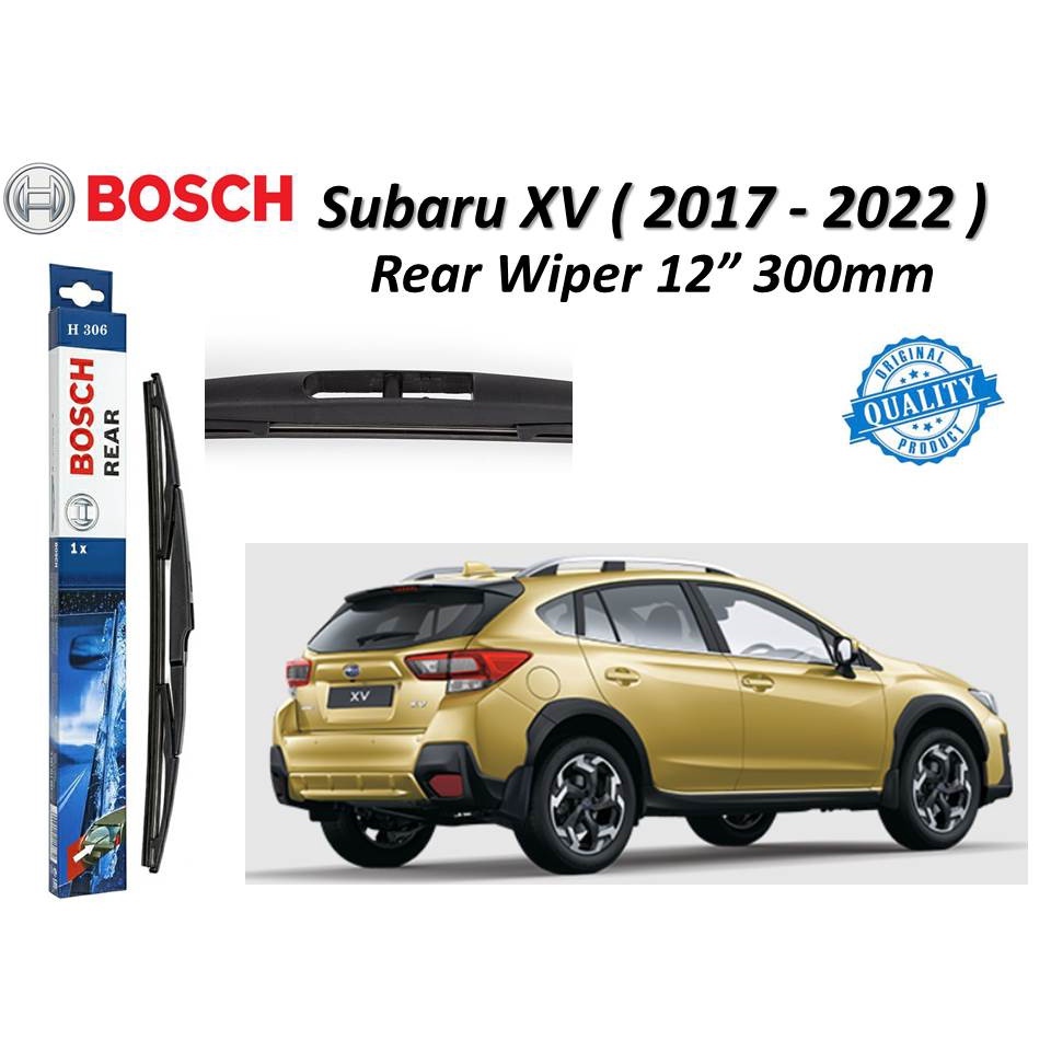 Bosch Rear Wiper Blade H306 ( 300 mm / 12' ) For Subaru XV ( 2017 ...