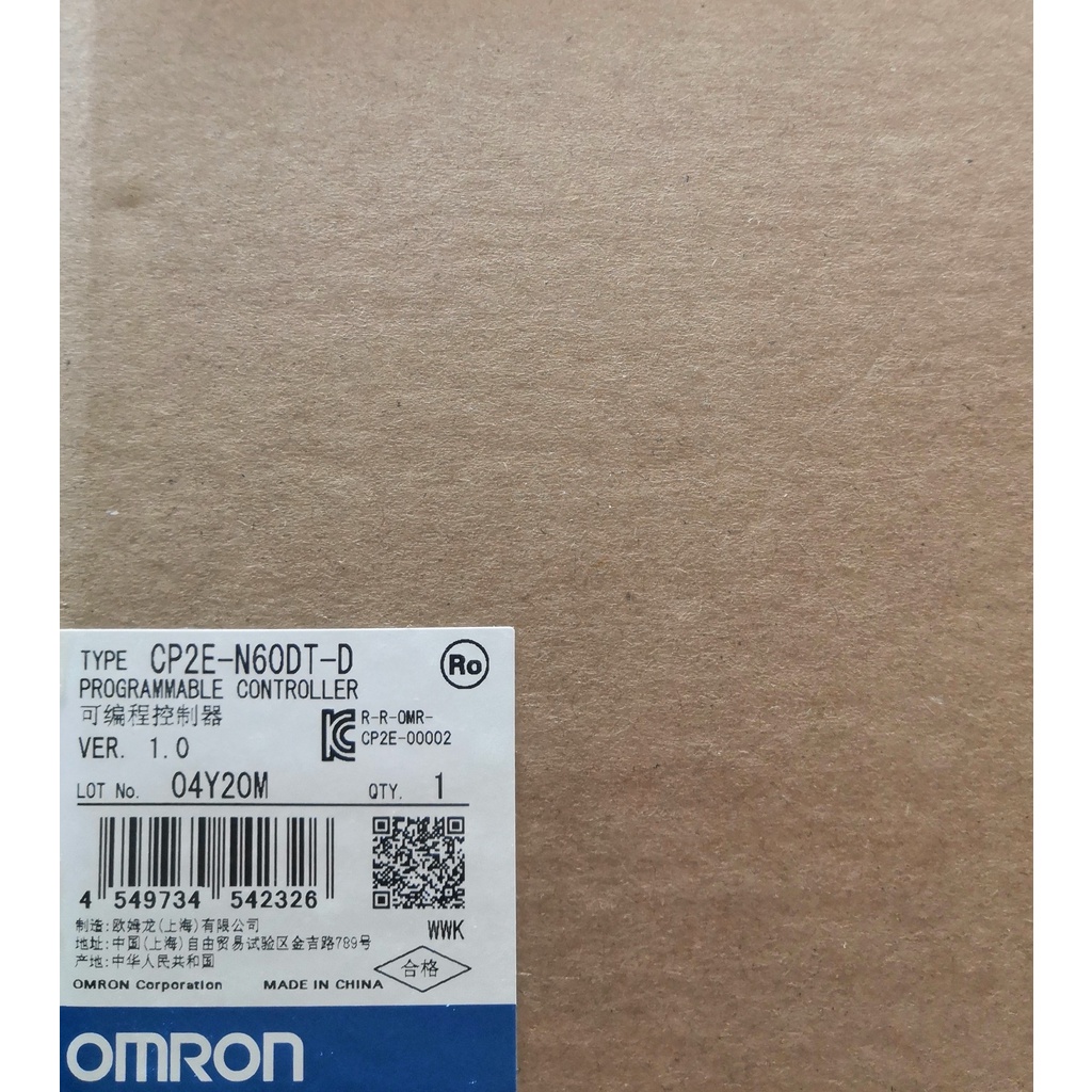 OMRON CP2E-N60DT-D Programmable Logic Controller (PLC) | Shopee Malaysia