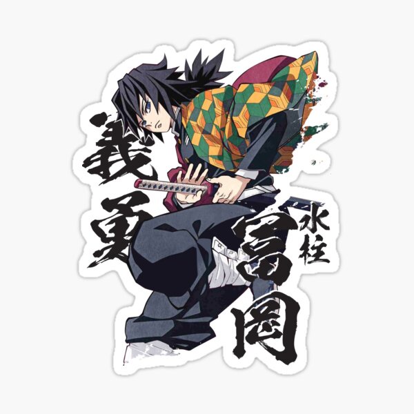 Giyu Tomioka Demon Slayer Stickers v1 | Shopee Malaysia