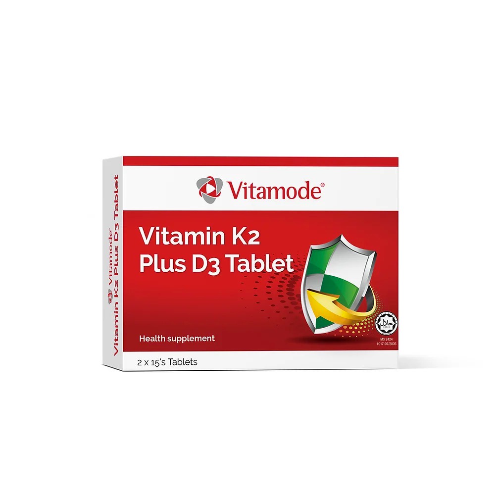 Vitamode Vitamin K2 Plus D3 Tablets 30's | Shopee Malaysia