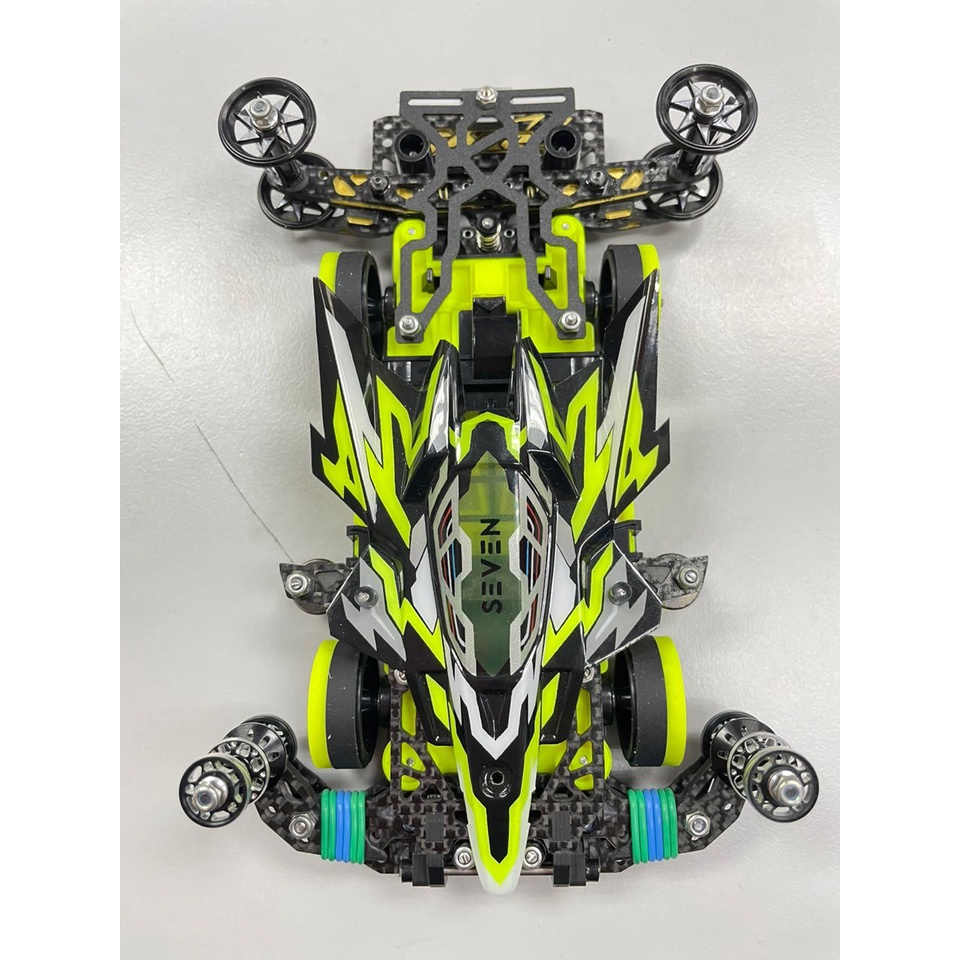 PRELOVED FULL ORIGINAL TAMIYA YELLOW/BLACK SUSPENSION CHASSIS (READY TO ...