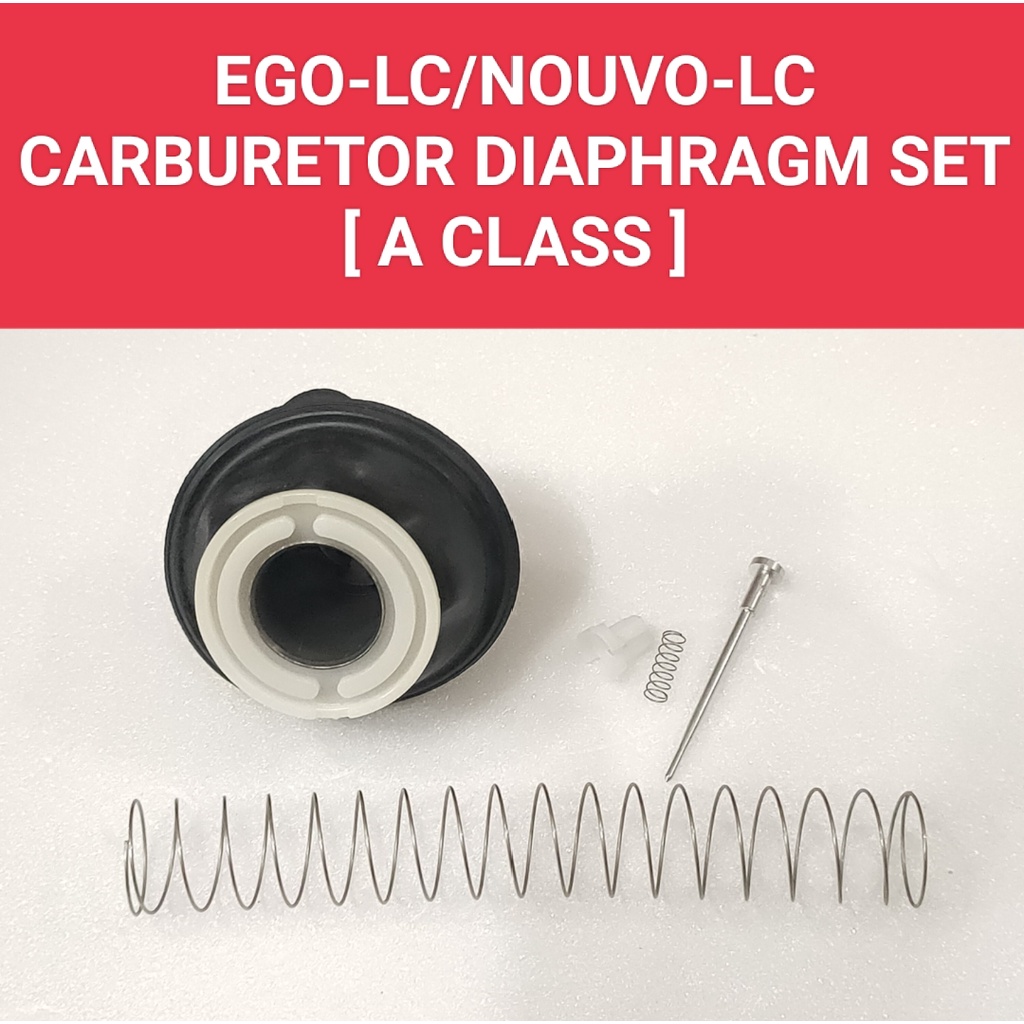 EGO-LC/NOUVO-LC CARBURETOR DIAPHRAGM COMPLETE SET / A CLASS | Shopee ...