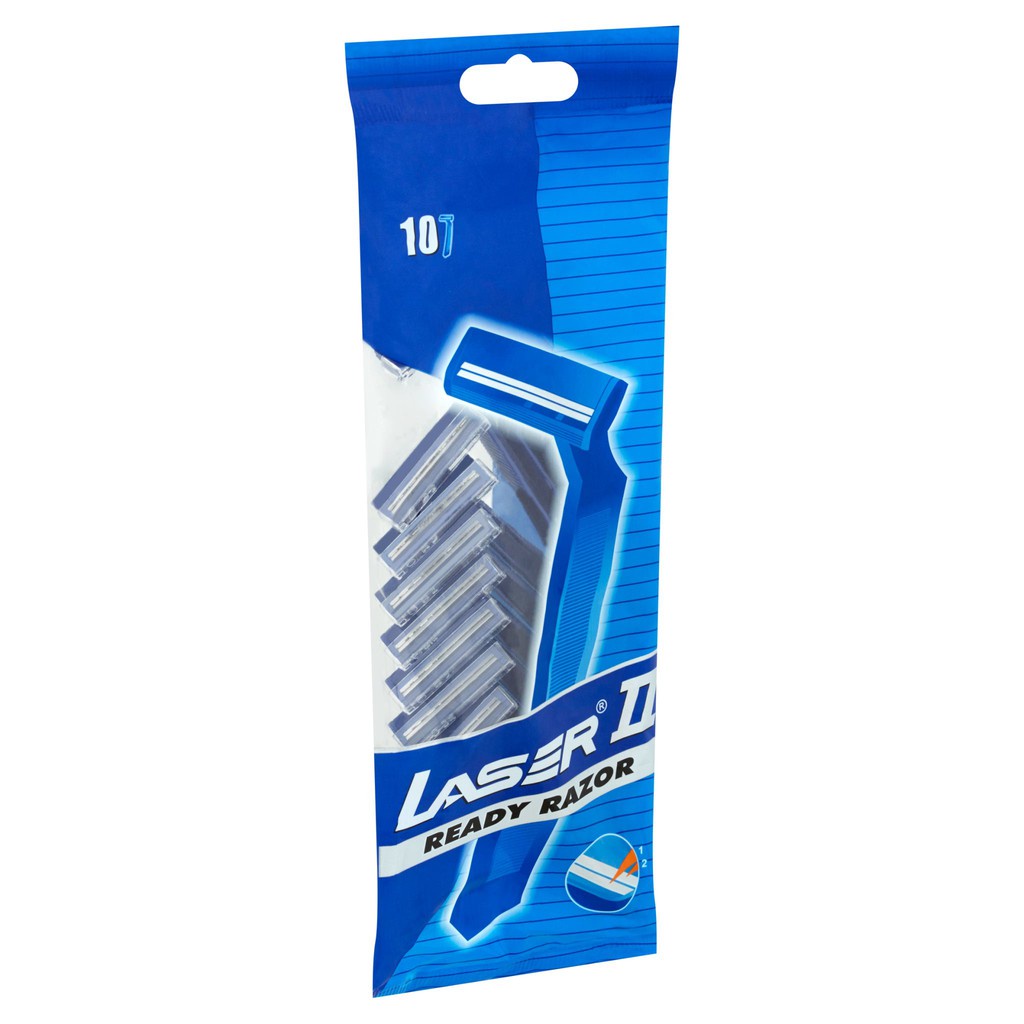 Laser II 10 Ready Razor | Shopee Malaysia