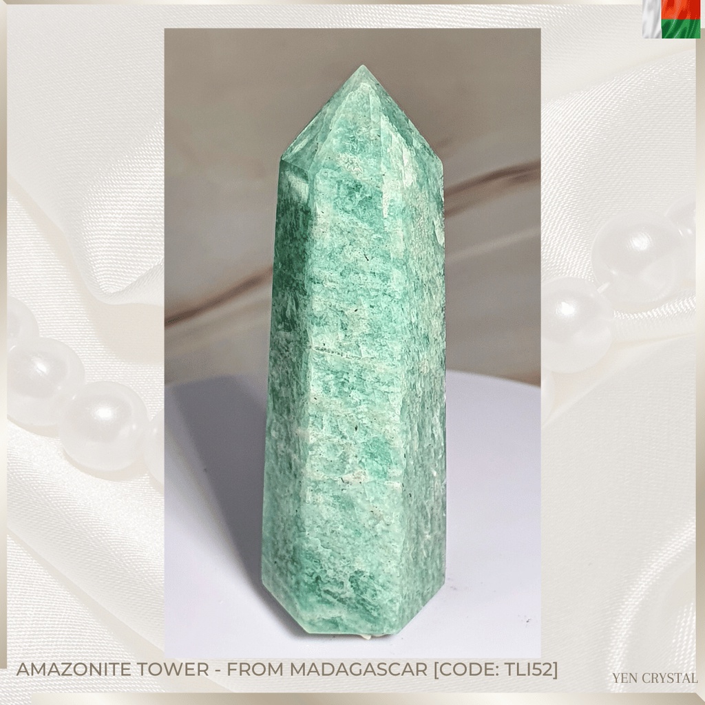 AMAZONITE TOWER IMPORTED from MADAGASCAR [TLI52] | Shopee Malaysia