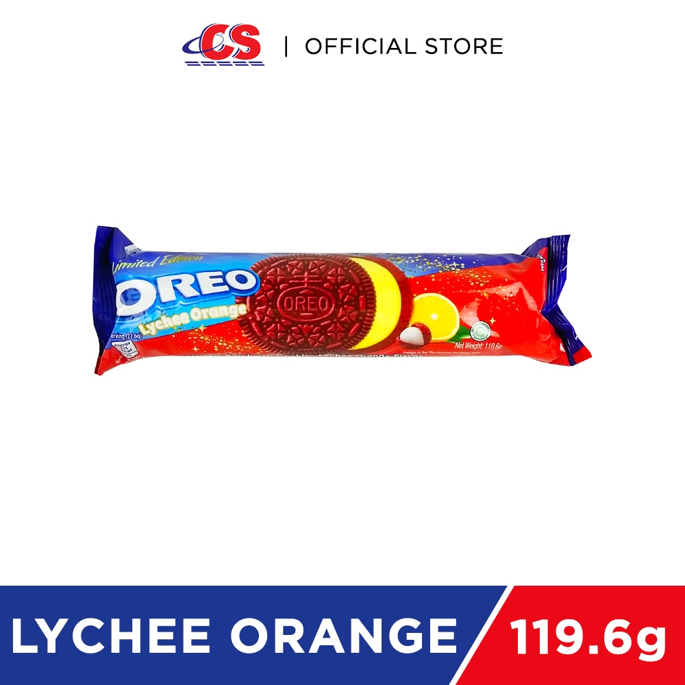 OREO Limited Edition Lychee Orange Cookies 119.6g | Shopee Malaysia