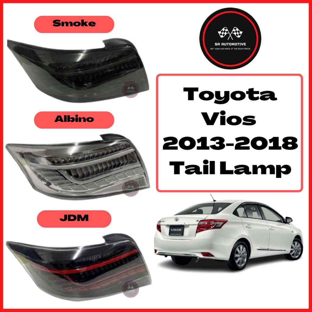 Toyota Vios NCP150 2013-2018 Dragon Scale Design Tail Lamp Tail Light ...