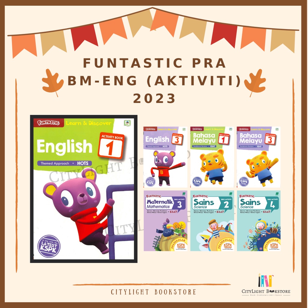 [CITYLIGHT] Buku Latihan Prasekolah 2023: Funtastic Activity Book (BM ...