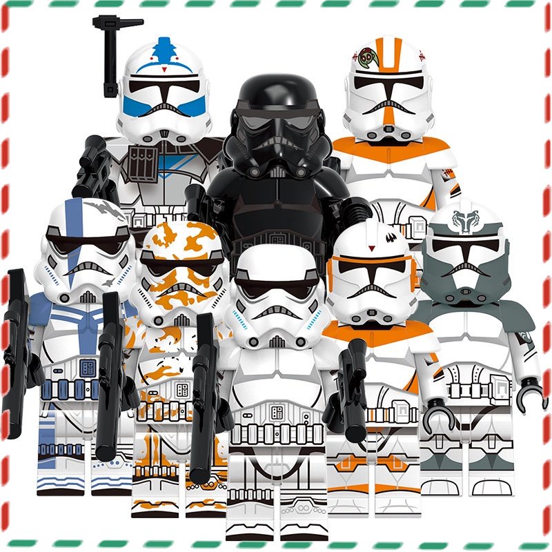 Assembled Building Block Figures Building Block Toys Star Wars Series ...