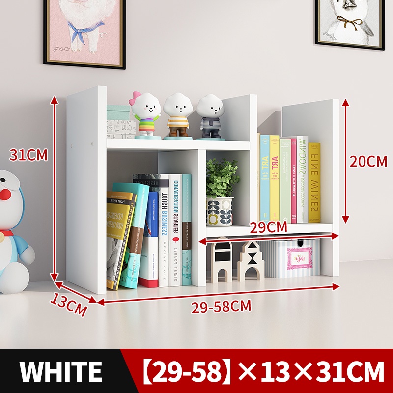 Adjustable Book Shelf/Portable Office Table Book Rack Multipurpose ...