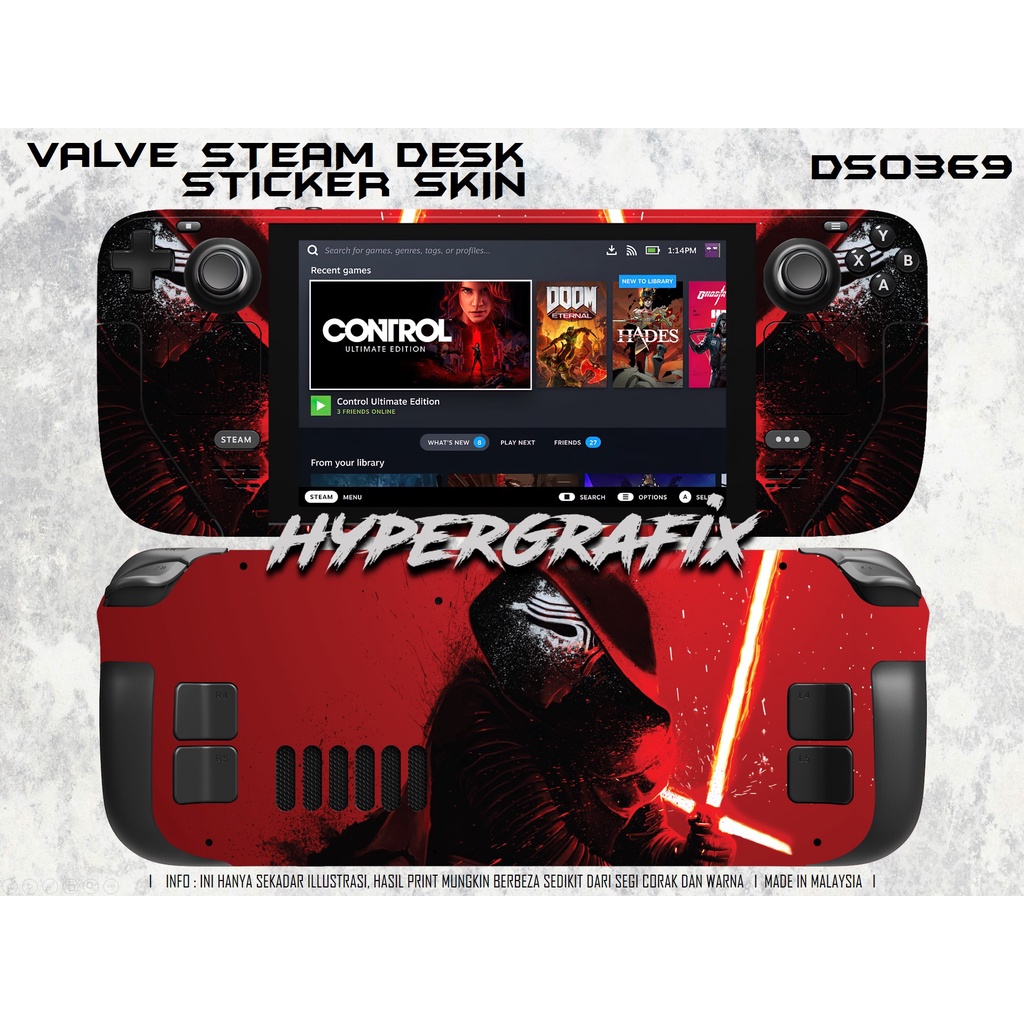 Steam Deck Sticker Skin 369 | Shopee Malaysia