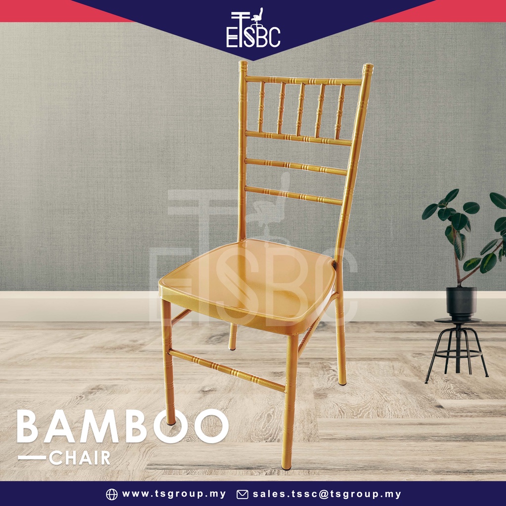 ETSBC Bamboo Dining Chair | Shopee Malaysia