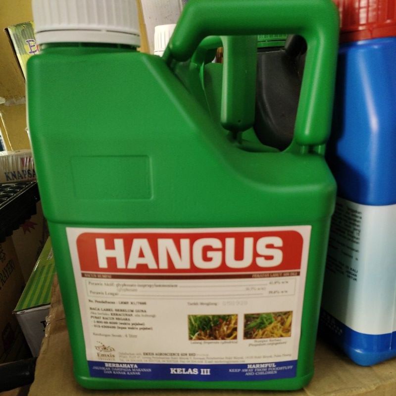 HANGUS 4L Glyphosate-isopropylammonium 41% Racun Rumput | Shopee Malaysia