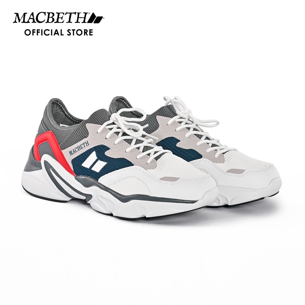 Macbeth Shoes - PORTSMOUTH ( Light Gray / Navy / Gray / Red ) | Shopee ...