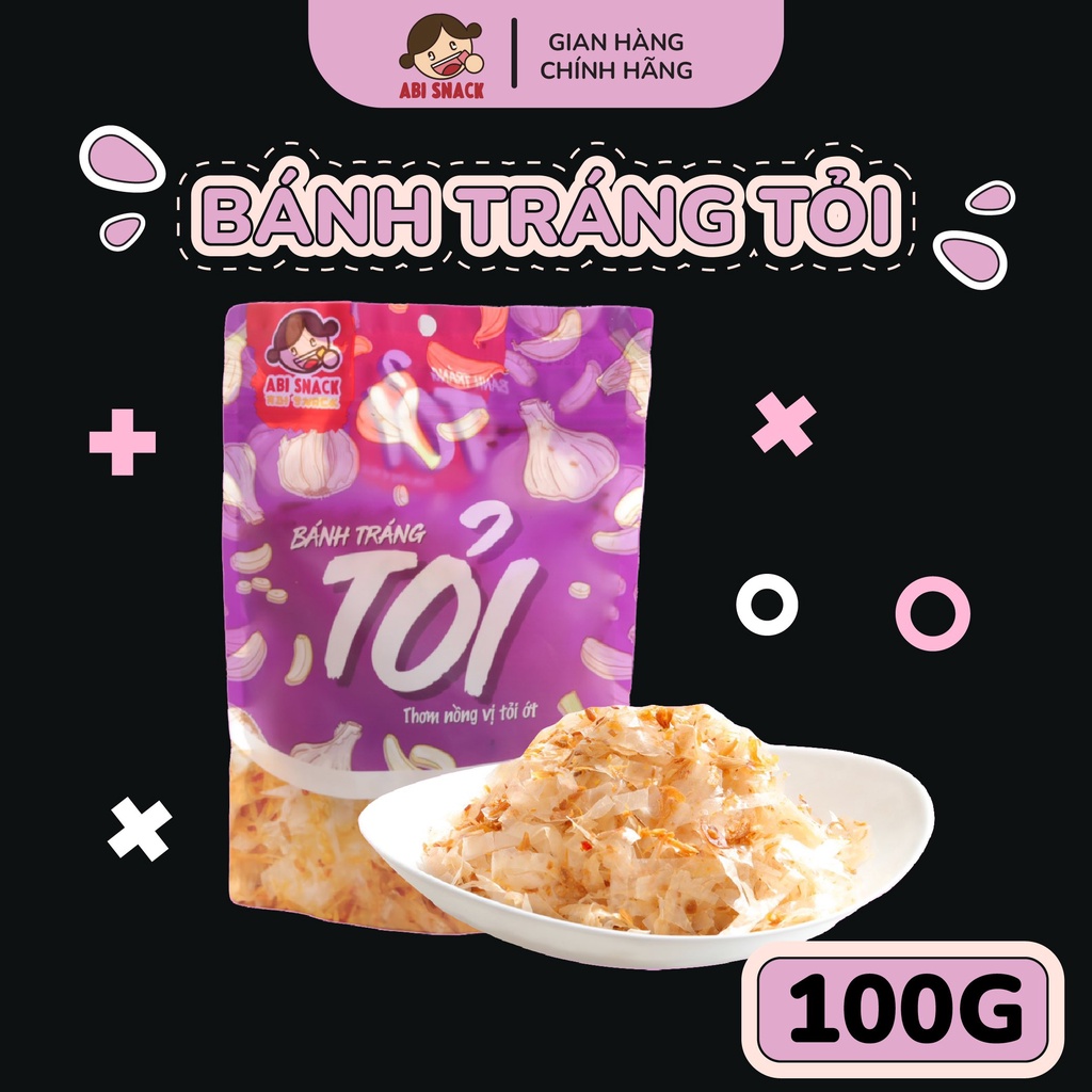 Abi Snack Garlic Rice Paper Weighs 100 G | Shopee Malaysia