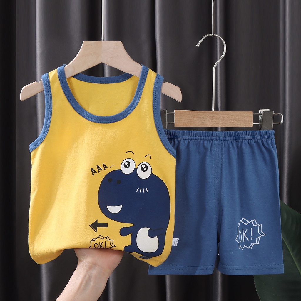 Baju Bayi Singlet Set Baby Clothes Kid Clothes Baju Kanak Baju Singlet ...