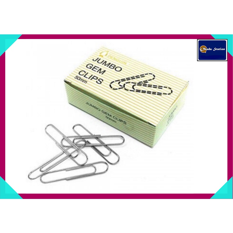 JUMBO PAPER CLIP 50MM / PAPER CLIP / Klip Kertas | Shopee Malaysia