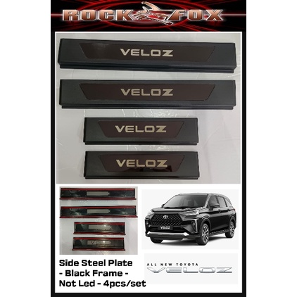 Steel Plate/Door Side Step for Toyota Veloz 2022 Above Black Frame ...