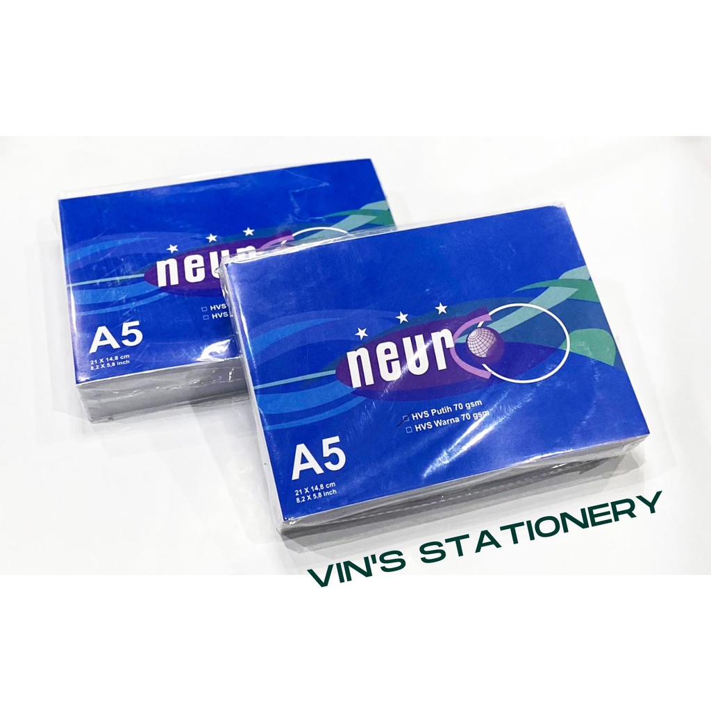 Original HVS A5 NEURO 70gsm PAPER | Shopee Malaysia