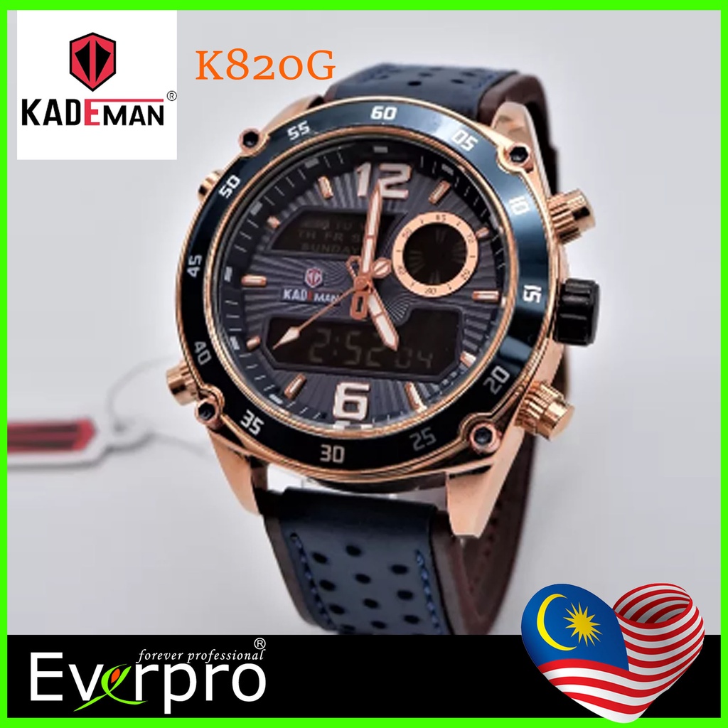 KADEMAN Super Promotion KADEMAN K820G Analog Digital Watch for Man ...