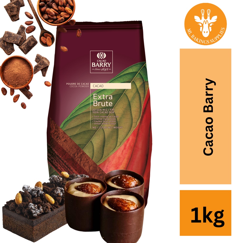 [READY STOCK] Cacao Barry 100% Cocoa Powder/Imported Cocoa Powder/Cocoa ...