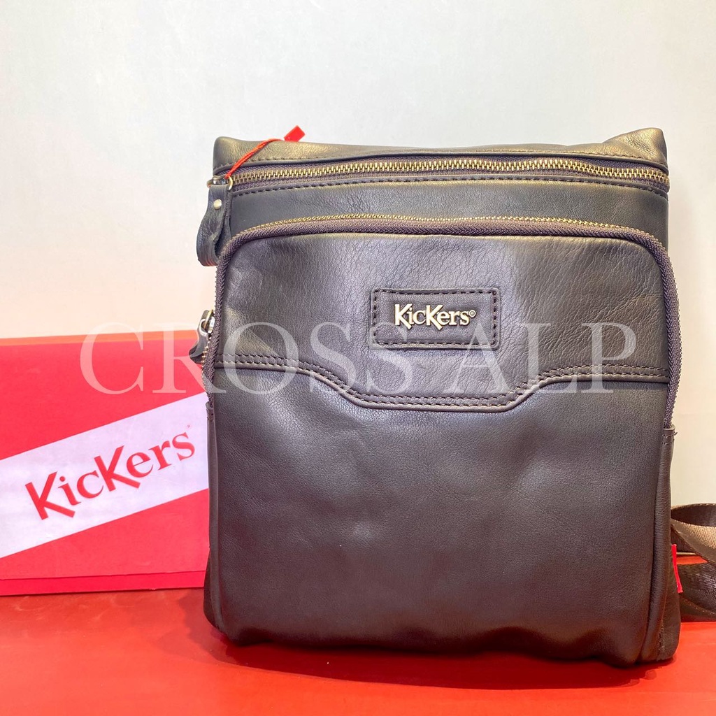 LIMITED EDITION Kickers Sling Bag Original Genuine Leather Crossbody ...