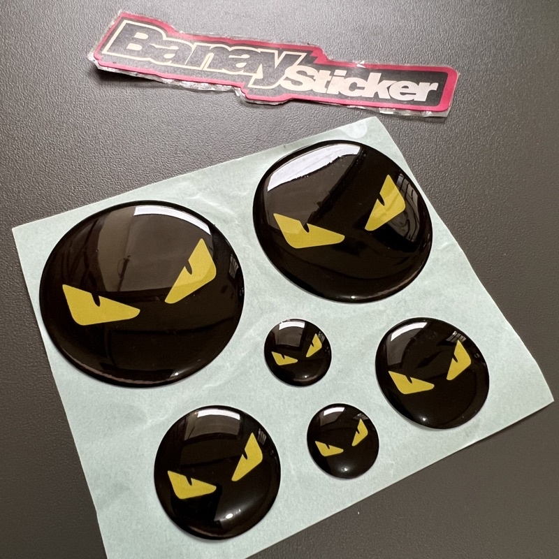 FENDI Logo Emblem STICKER AEROX NMAX STICKER Embossed Set | Shopee Malaysia