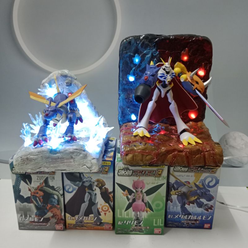 Bandai Product Shodo digimon#Digimon Bandai Figure#metalgarurumon ... Bandai Product Shodo digimon#Digimon Bandai Figure#metalgarurumon ...