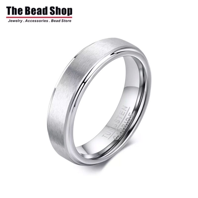 Classic Silver Brushed Premium Tungsten Ring 5mm | Shopee Malaysia