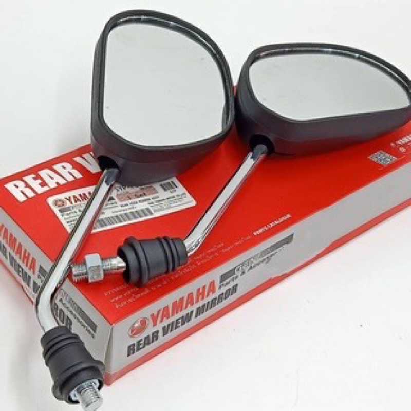 YAMAHA SIDE MIRROR CHROME Y15 / LC135 / NVX155 / SRL115 /SRL110 /Y125 /Y100/FZ150 /EGO-S (1 SET ...