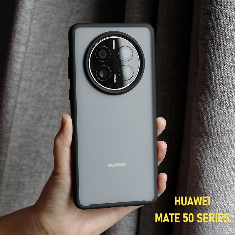 Huawei Mate 50 Mate50 Pro 5G Casing Transparent Matte PC Hard Phone Case Cover | Shopee Malaysia