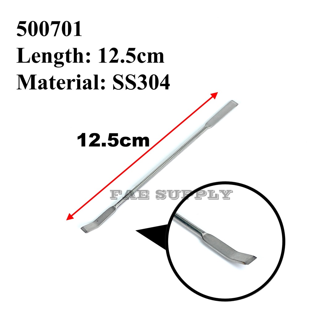 Micro spatula stainless steel SS304 length 12.5 15 18 20 25 30cm ...