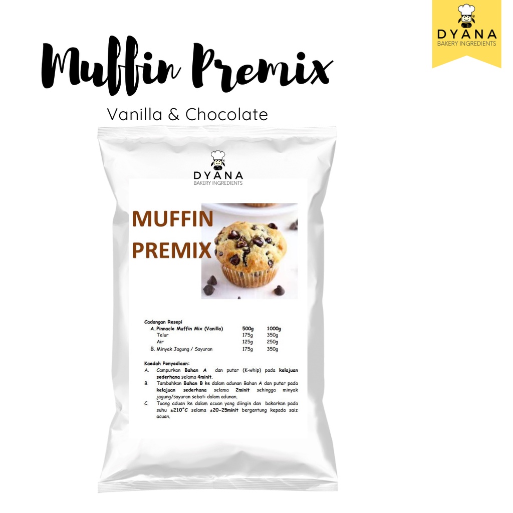 Muffin Premix ( Vanilla / Chocolate ) | Shopee Malaysia