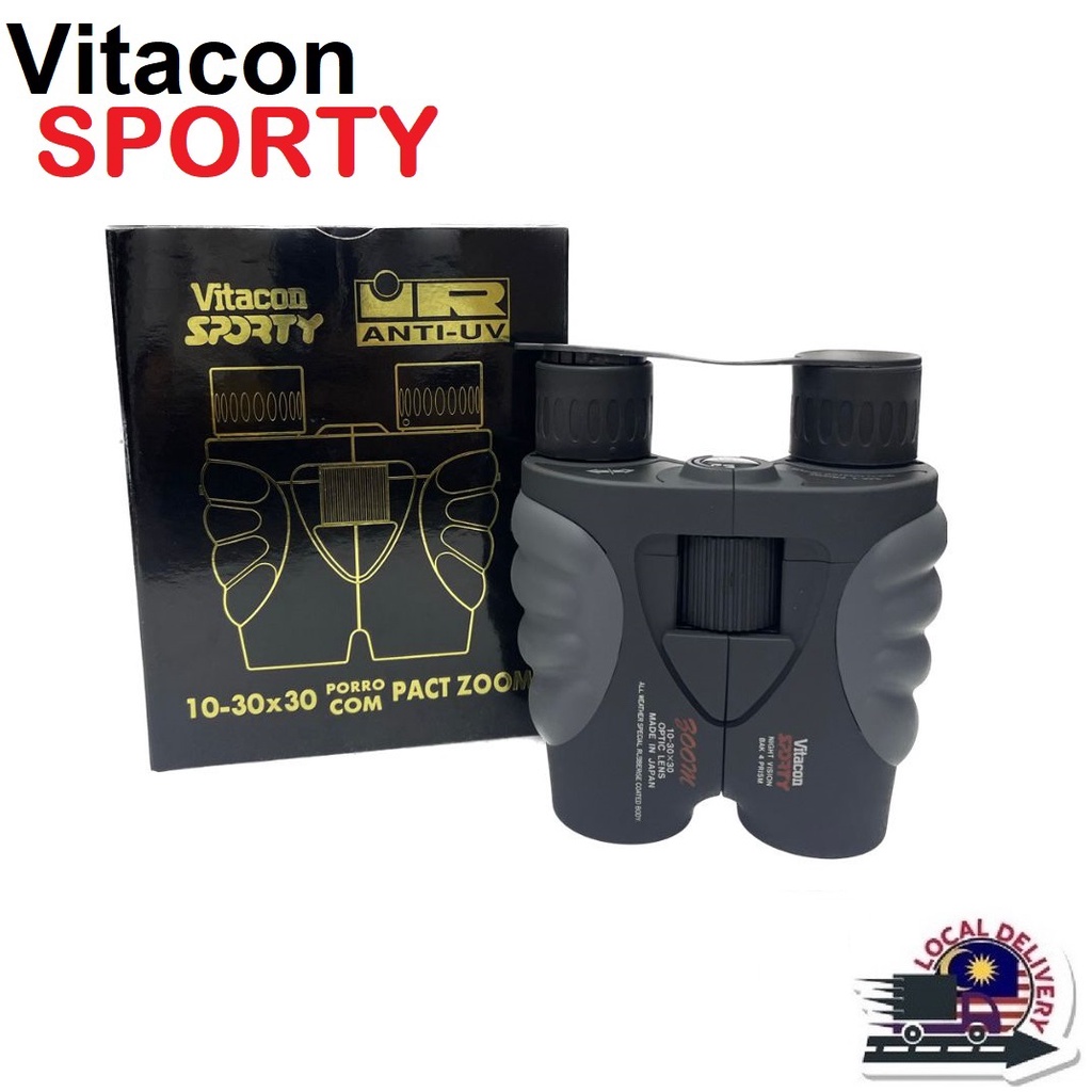 Vitacon Sporty Binoculars - 10-30x30 Porro Compact Zoom | Shopee Malaysia