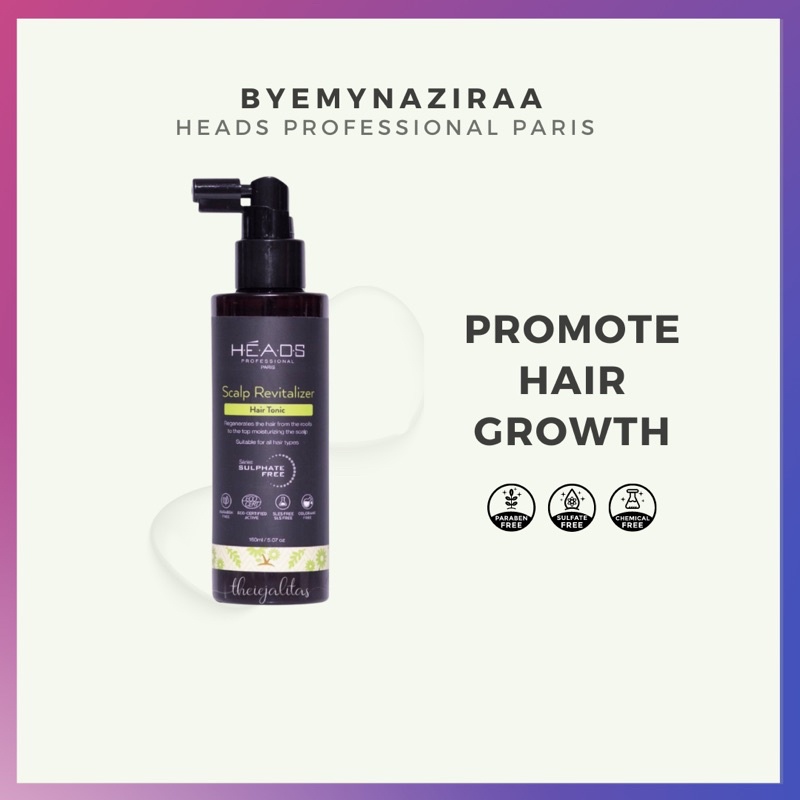 HEADS Sulfate Free Scalp revitalizer Hair Tonic 150ml | Shopee Malaysia