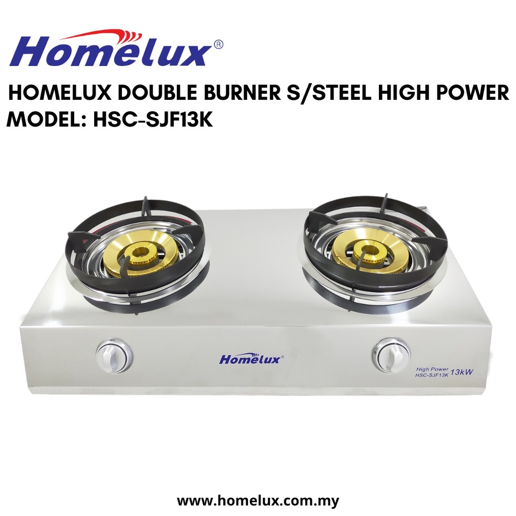 Homelux High Power Jet Fire Low Pressure Double Stove Dapur Api Jet ...