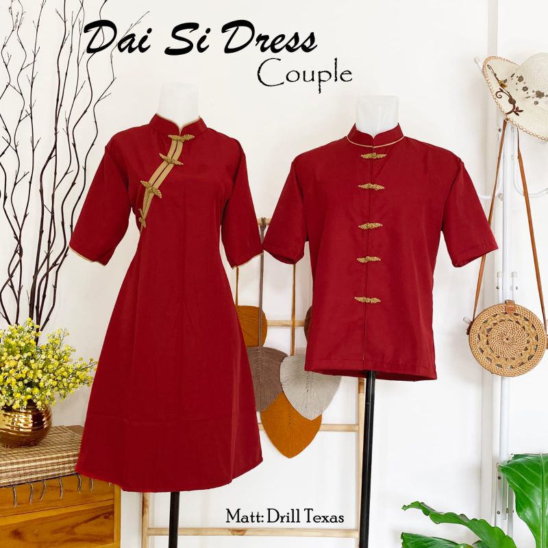 Imlek COUPLE DRESS | Cny 2022 | Chinese New Year 2022 | Cny DRESS ...