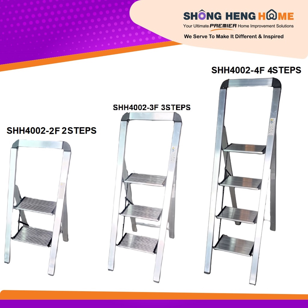 Step Ladder(SHH4002-2F 2STEPS/SHH4002-3F 3STEPS/SHH4002-4F 4STEPS ...