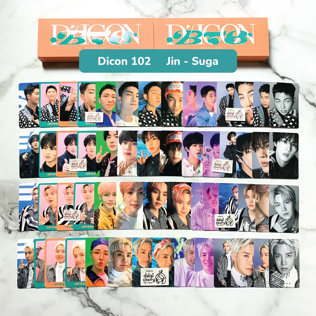 [Jin/Suga] Sharing Official Photocard PC Dicon 102 BTS D'festa Mini Edition - Jin Suga Yoongi ...