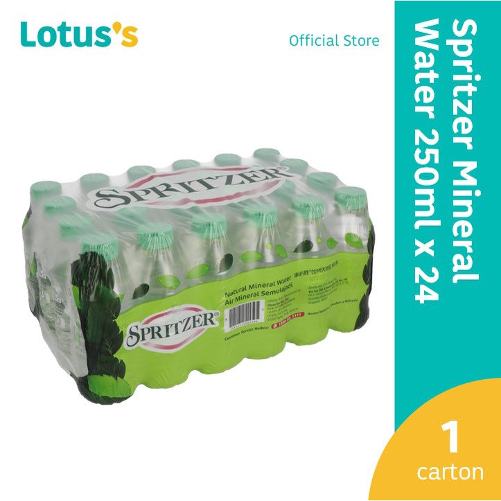 Spritzer Mineral Water 250ml x 24 | Shopee Malaysia