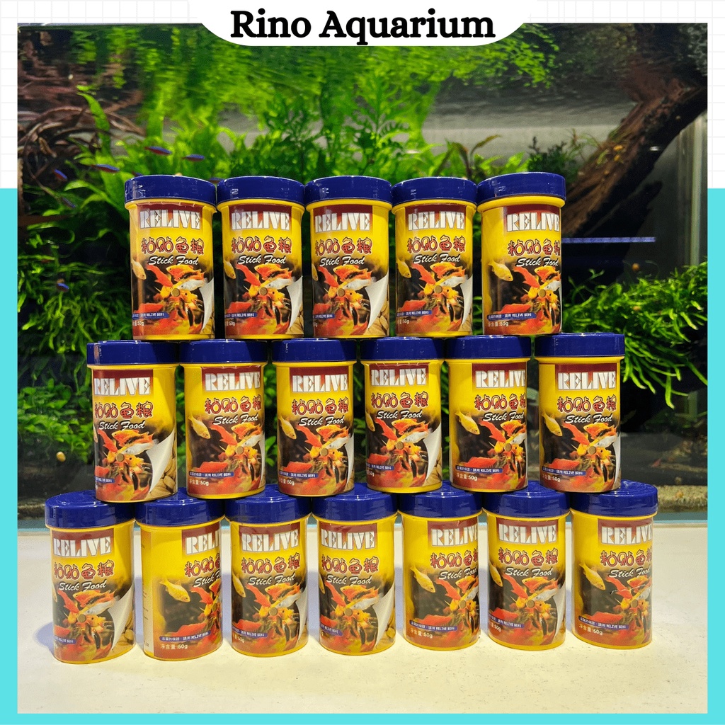 Relive Paste Food for Aquatic Aquarium Fish Helps Color and Grow Fast ...