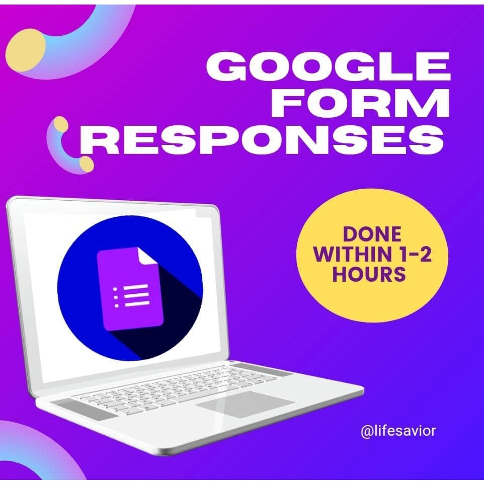 Google Forms Respondent Responses Service | Shopee Malaysia